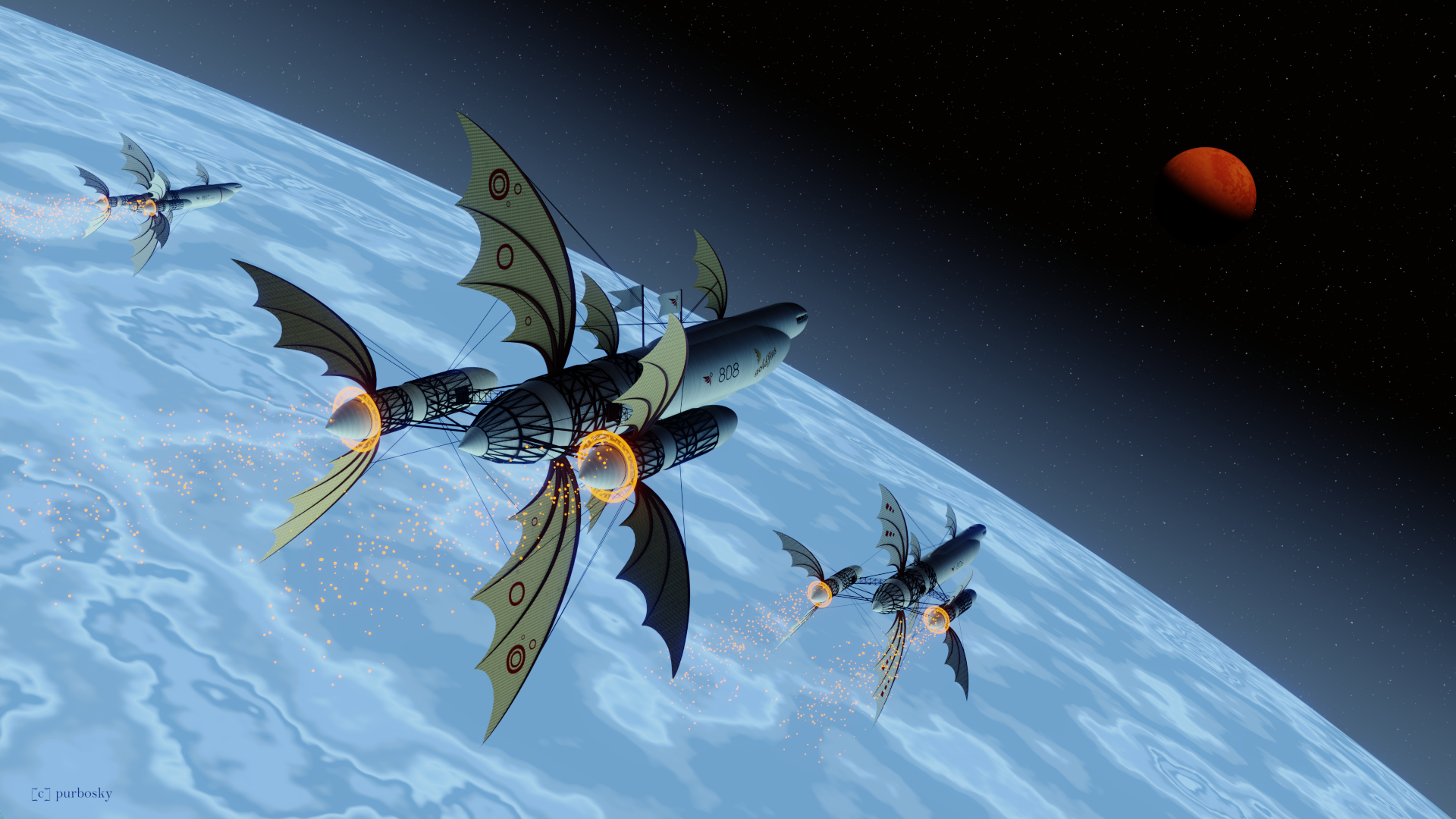 Magic Airships - Finished Projects - blendermania3d.com